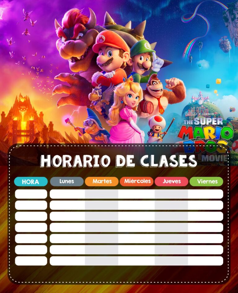 🚀 Los MEJORES Horario de Mario Bros ️ 【2026