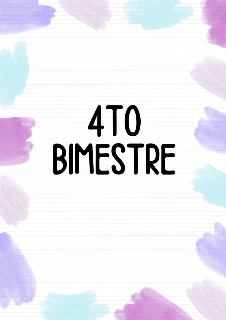 Portadas de 4to Bimestre 【2025