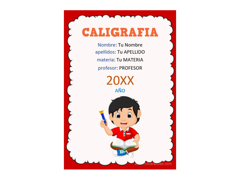 Las Mejores Caratulas de Caligrafía 【2022